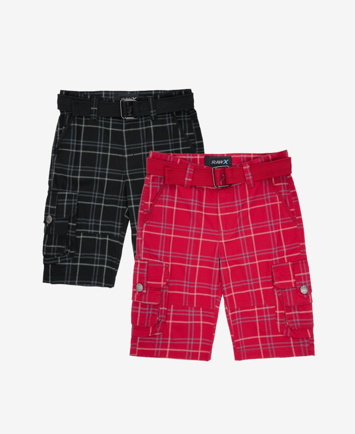 Click here for Raw X Big Boys 2 Pack Combo Belted Twill Cargo Sho... prices