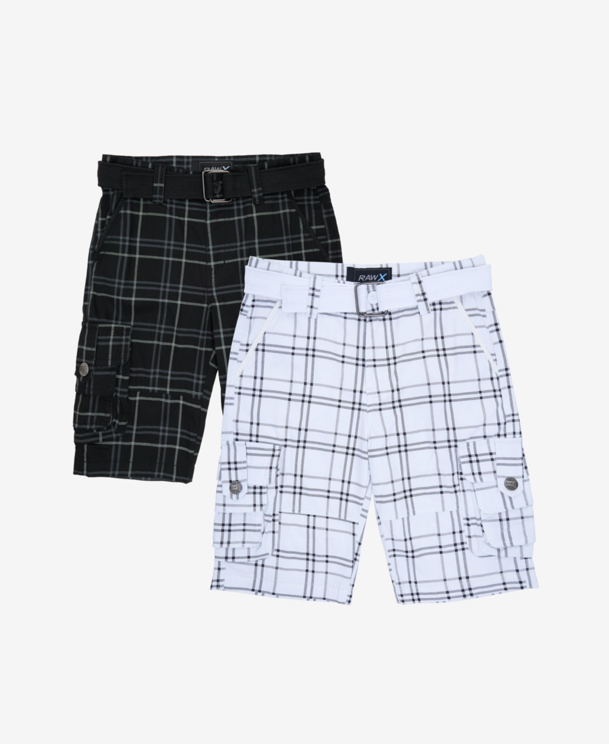 Click here for Raw X Big Boys 2 Pack Combo Belted Twill Cargo Sho... prices