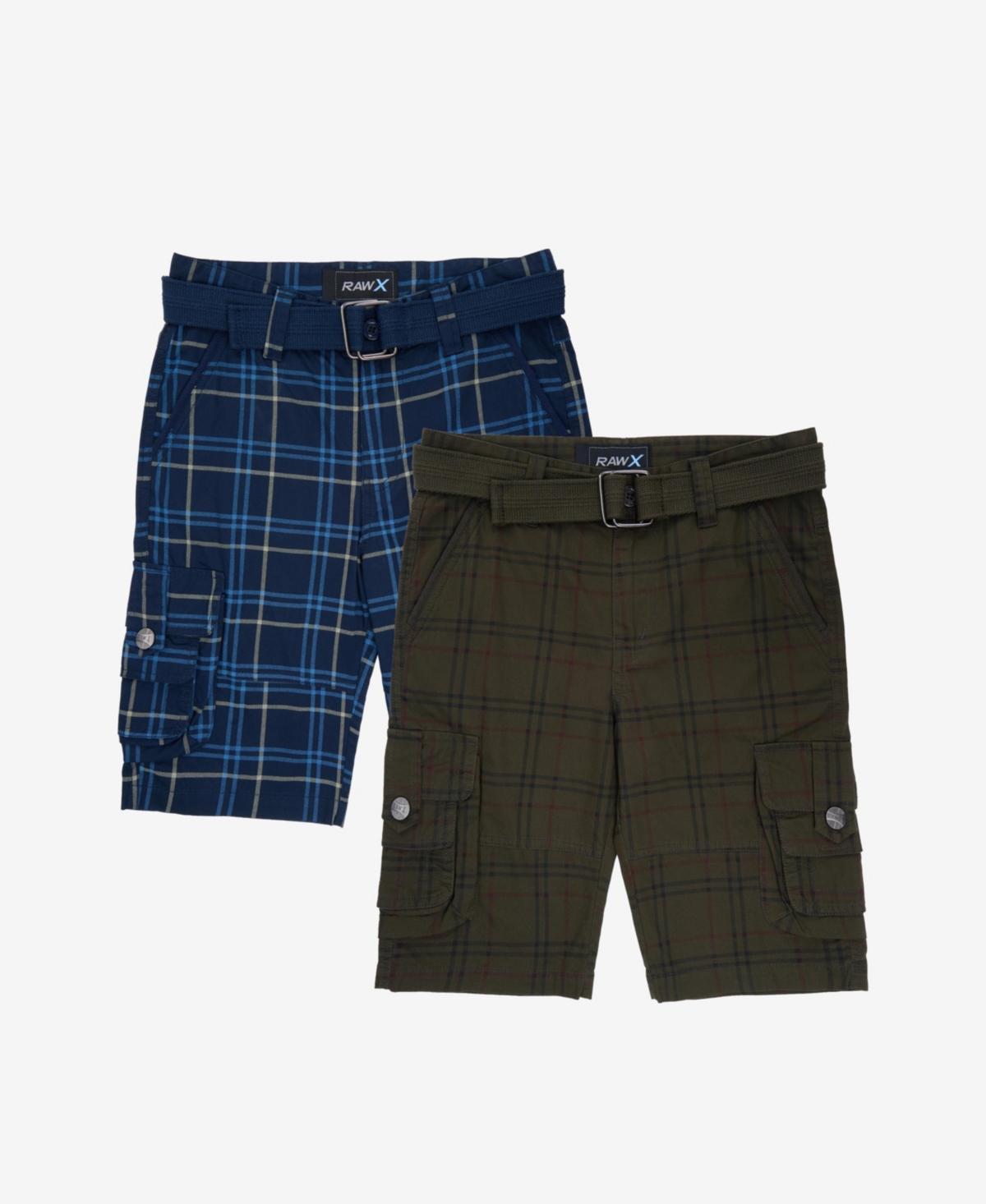 Click here for Raw X Big Boys 2 Pack Combo Belted Twill Cargo Sho... prices