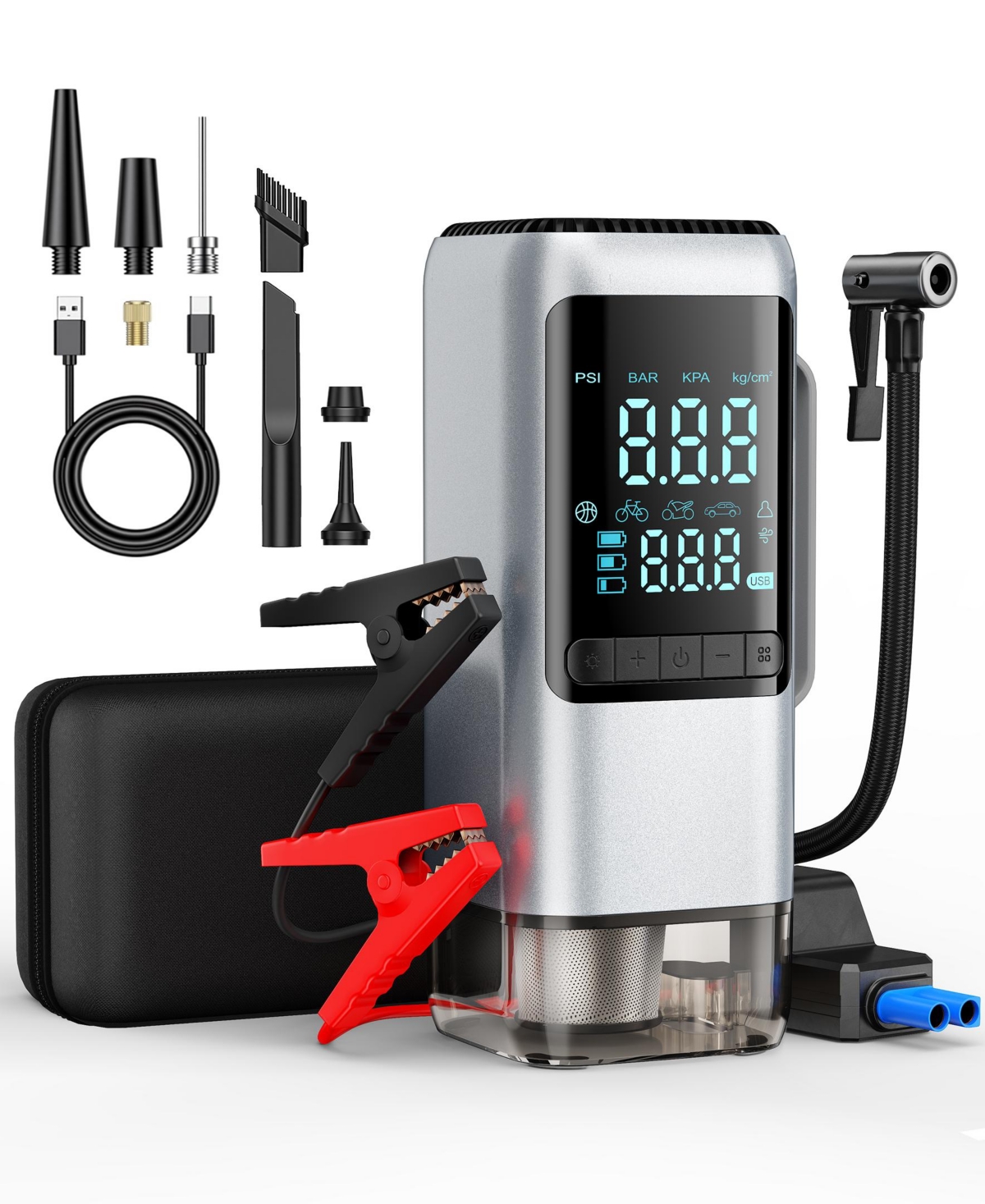 Click here for Sugift 4-in-1 Portable Car Jump Starter with Air C... prices