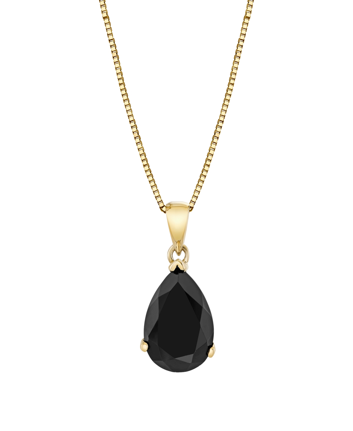 Click here for Macys Onyx Pear Pendant Necklace (2-3/4 ct. t.w.)... prices