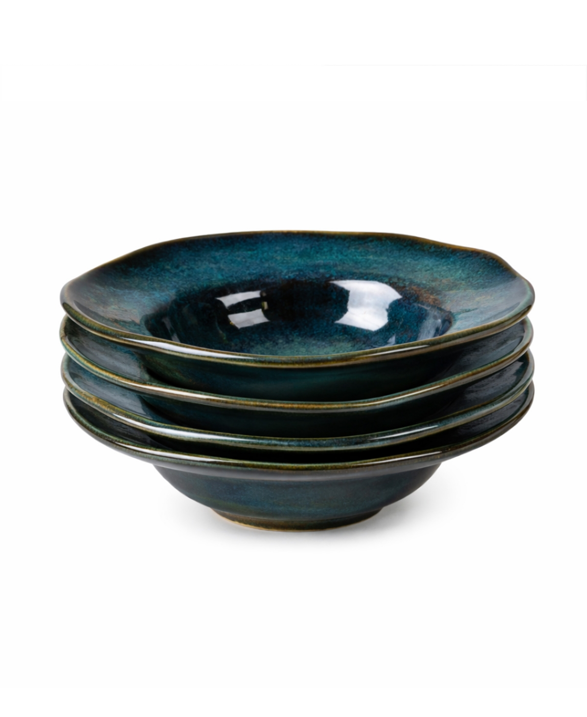 Click here for Porto Brasil Stoneware Deep Rim Dessert Plates  Se... prices