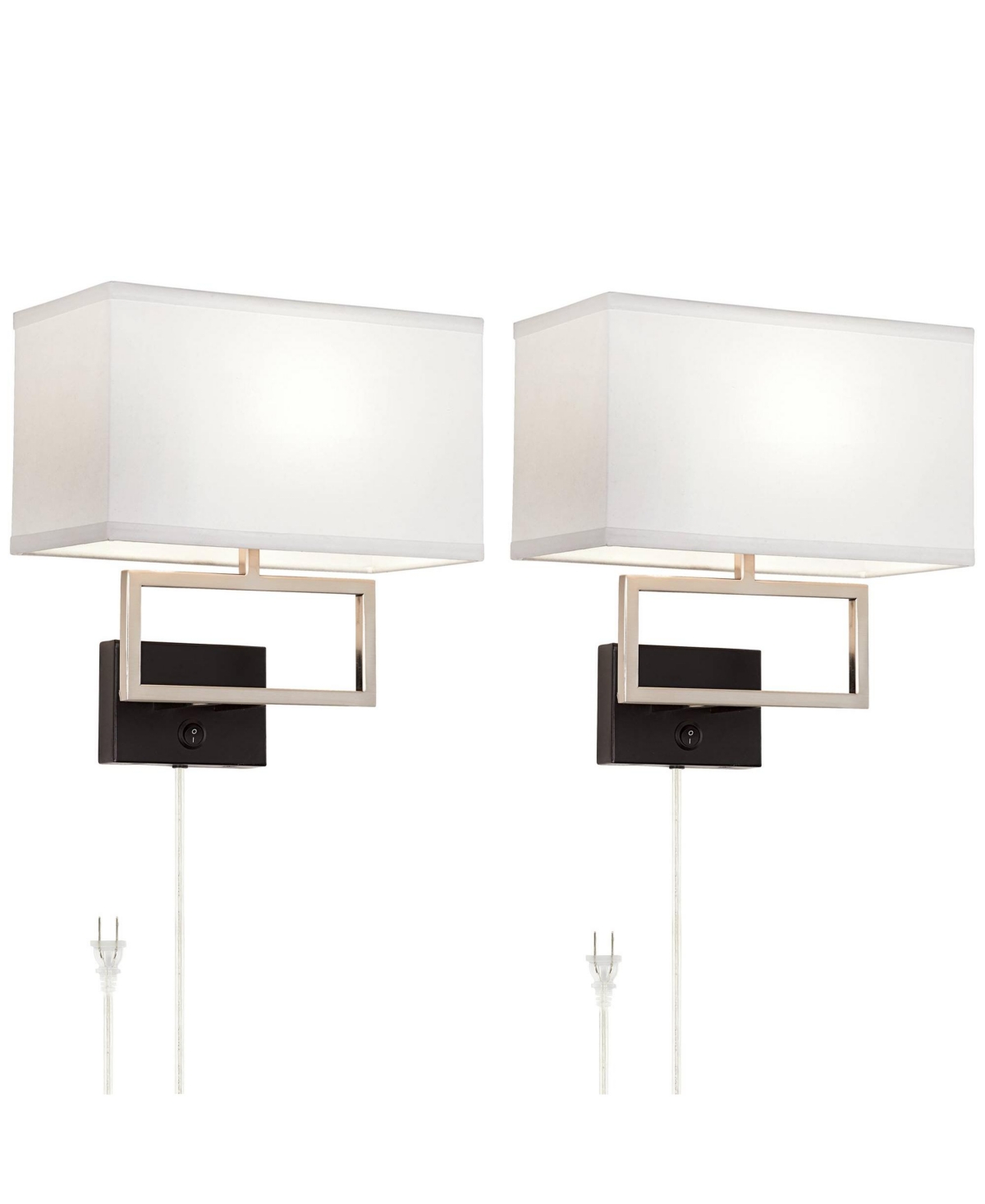 Click here for Possini Euro Design Trixie Modern Wall Lamps Set o... prices