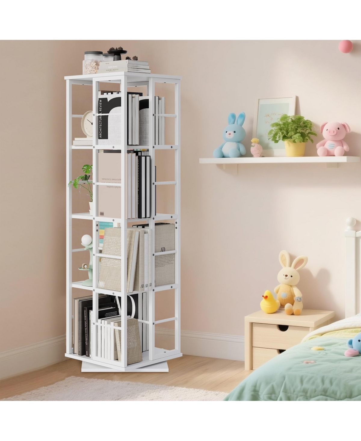 Click here for gaomon 360degree Rotating Corner Bookshelf  Indust... prices