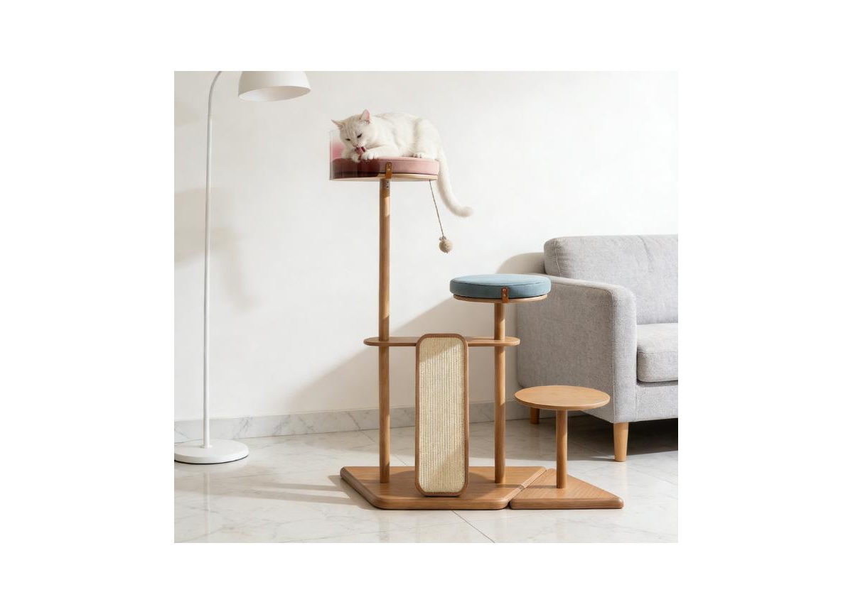 Click here for Zeus and Ruta Modern Cat Tower Cat Furniture with... prices