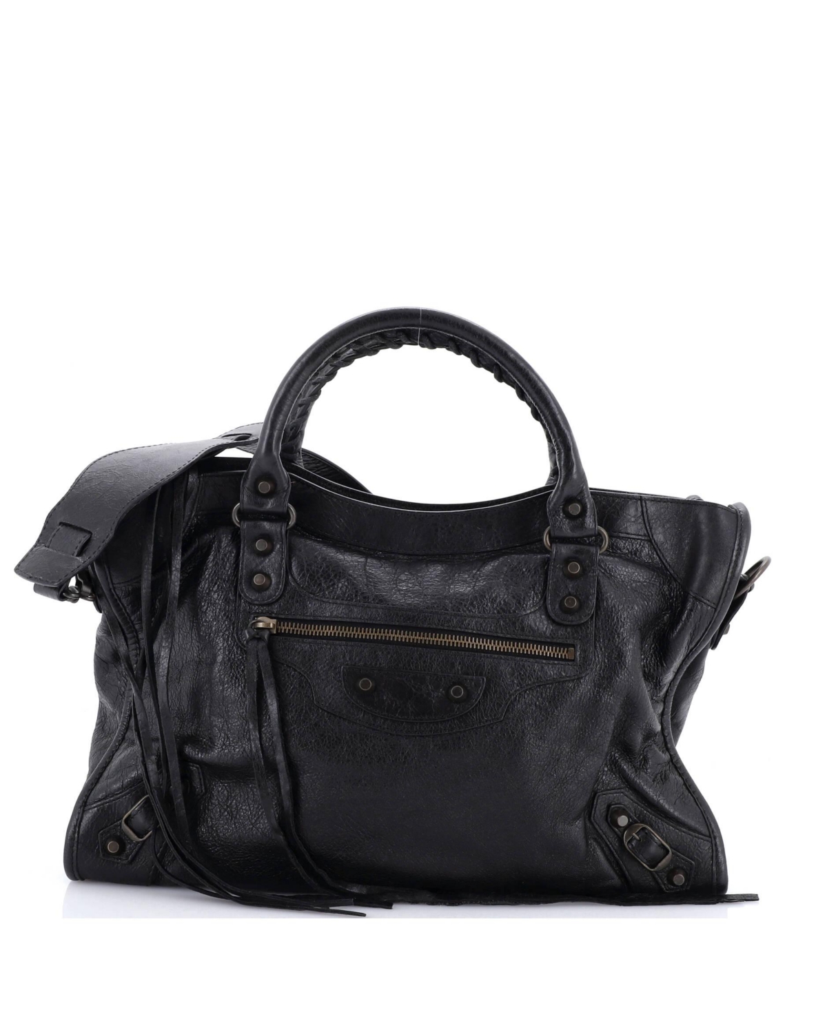 Click here for Pre-Owned Balenciaga Medium City Classic Studs Bag... prices