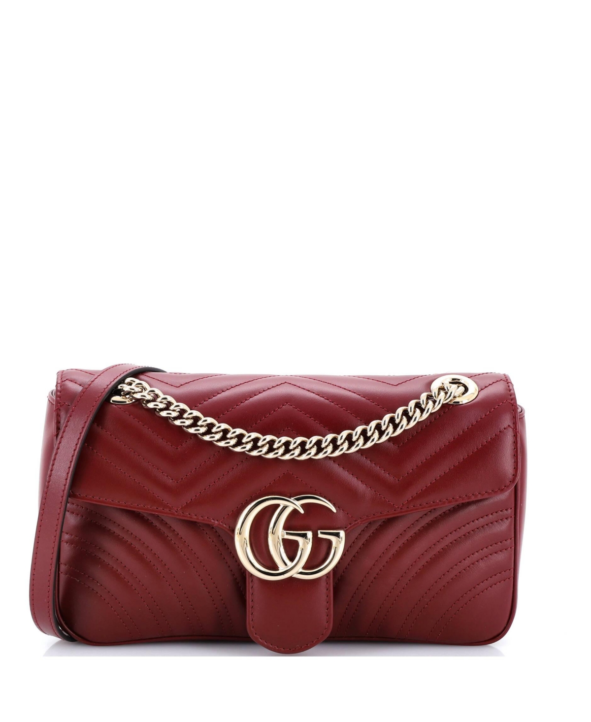 Click here for Pre-Owned Gucci Medium Gg Marmont Flap Bag Matelas... prices