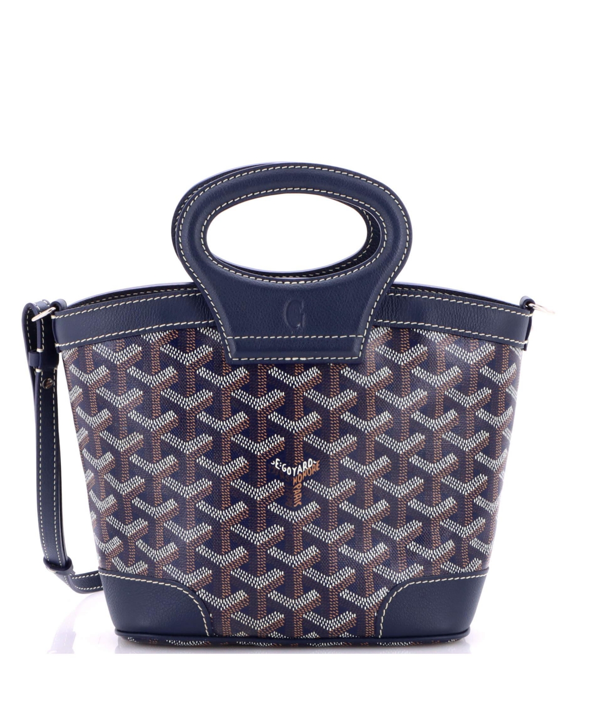 Click here for Pre-Owned Goyard Mini Beluga Bag Coated Canvas - B... prices