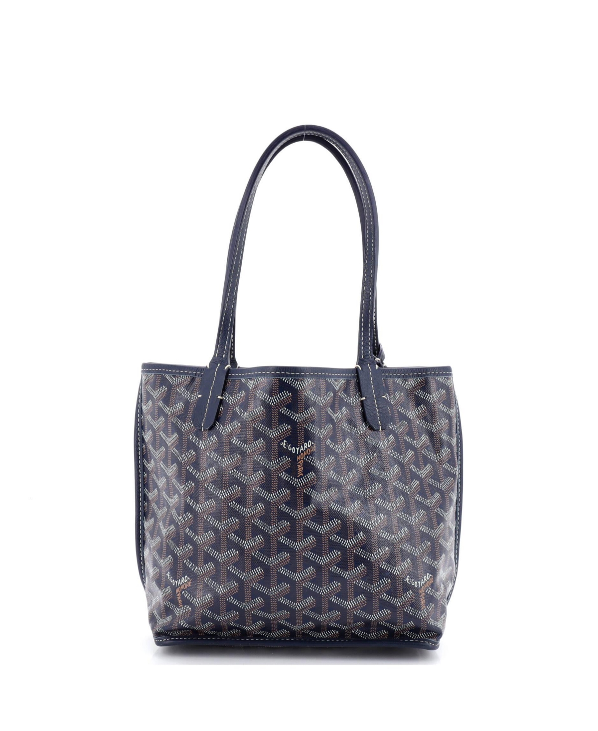 Click here for Pre-Owned Goyard Mini Anjou Reversible Tote Coated... prices