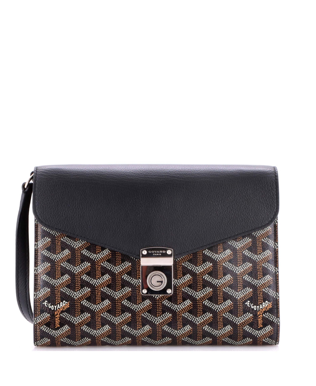 Click here for Pre-Owned Goyard Chypre Wallet on Strap Coated Can... prices