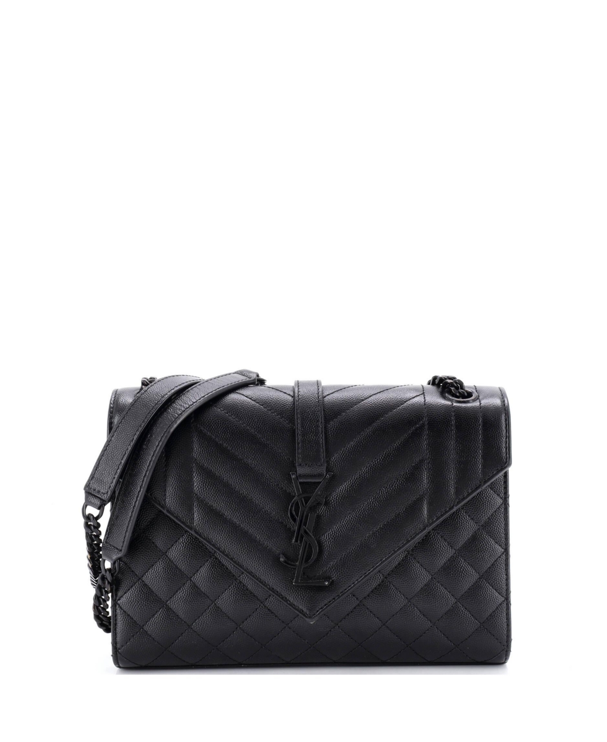 Click here for Pre-Owned Saint Laurent Medium Classic Monogram En... prices