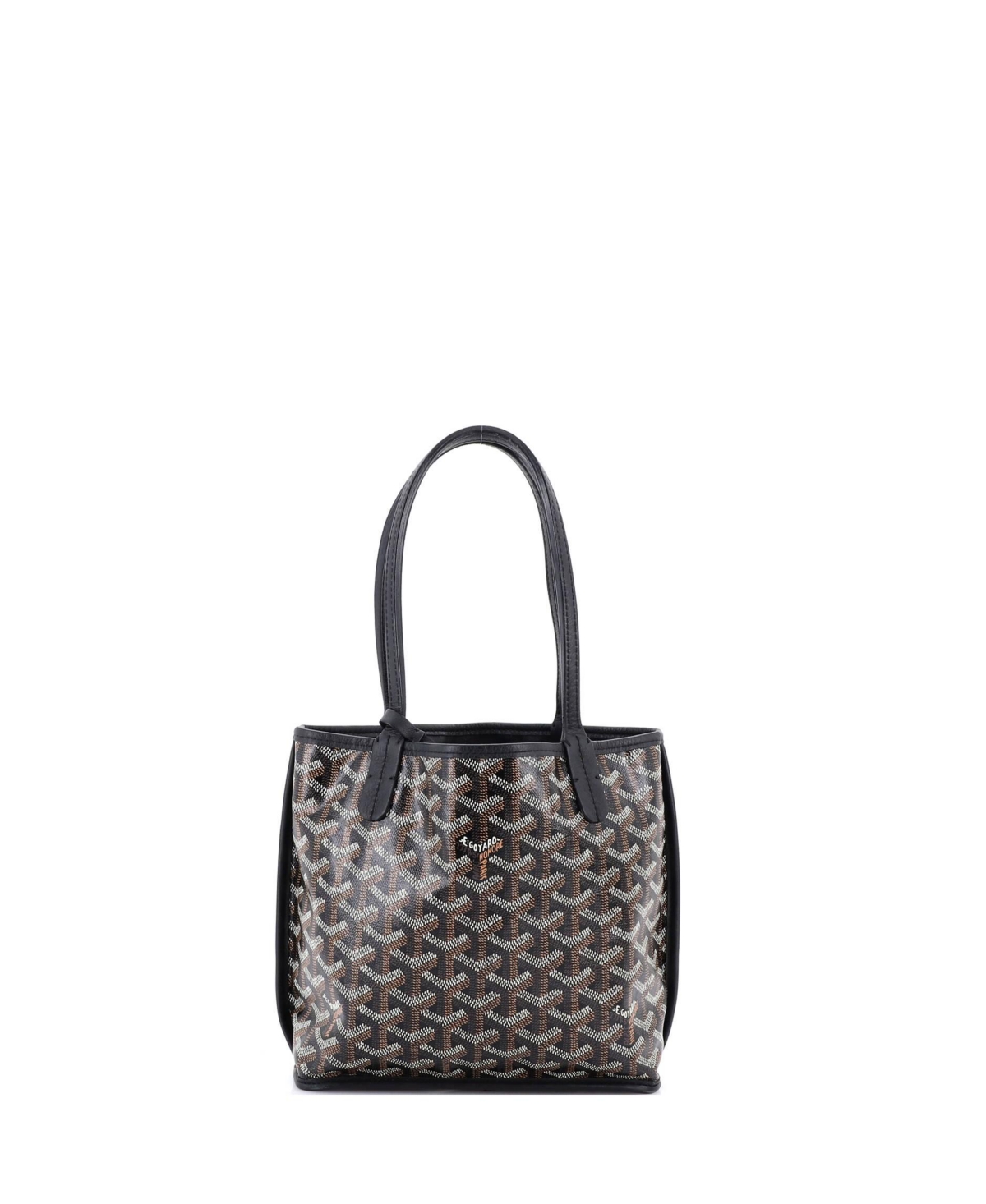 Click here for Pre-Owned Goyard Mini Anjou Reversible Tote Coated... prices
