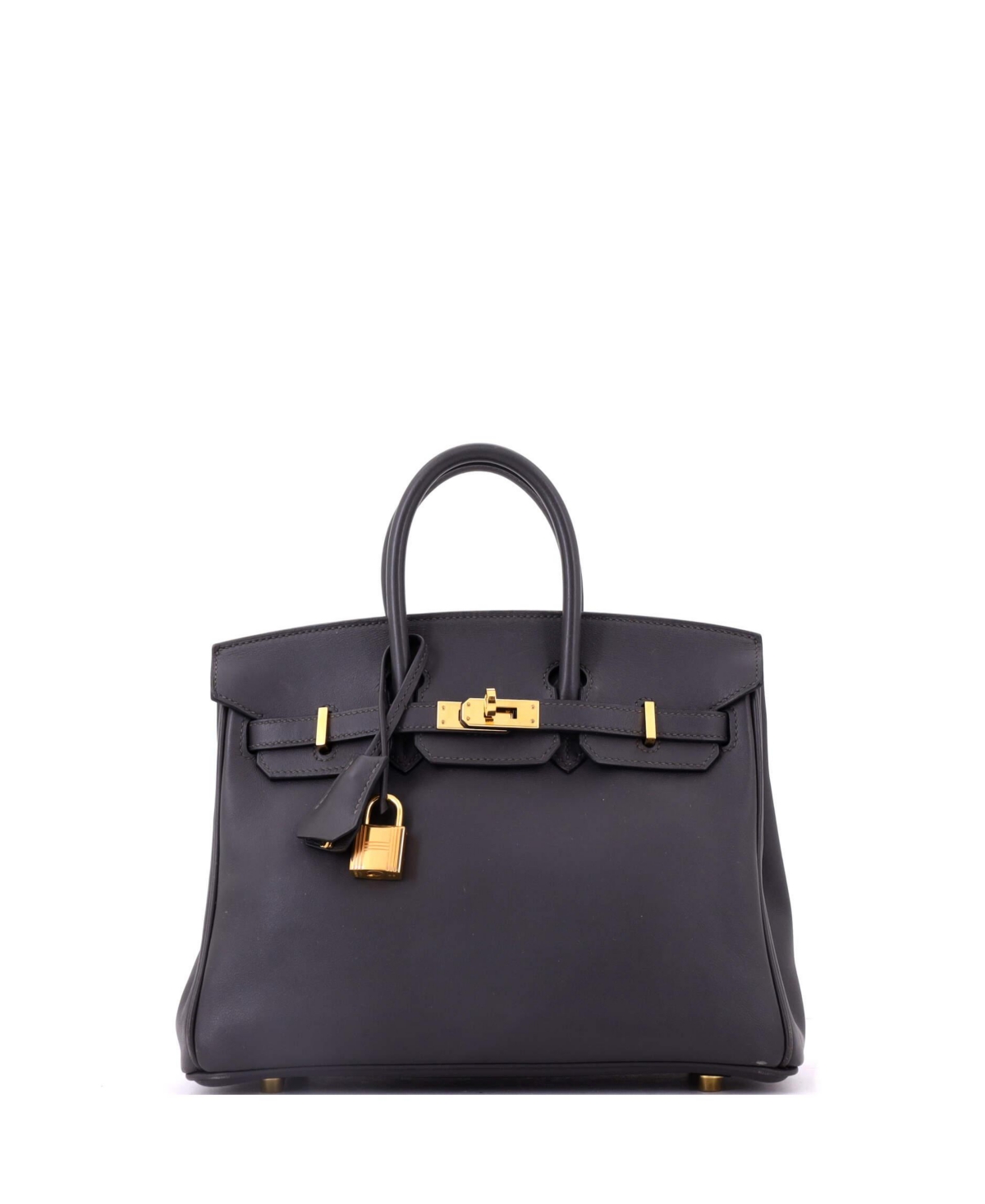 Click here for Pre-Owned HERMES Birkin 25 Handbag Grey Jonathan w... prices