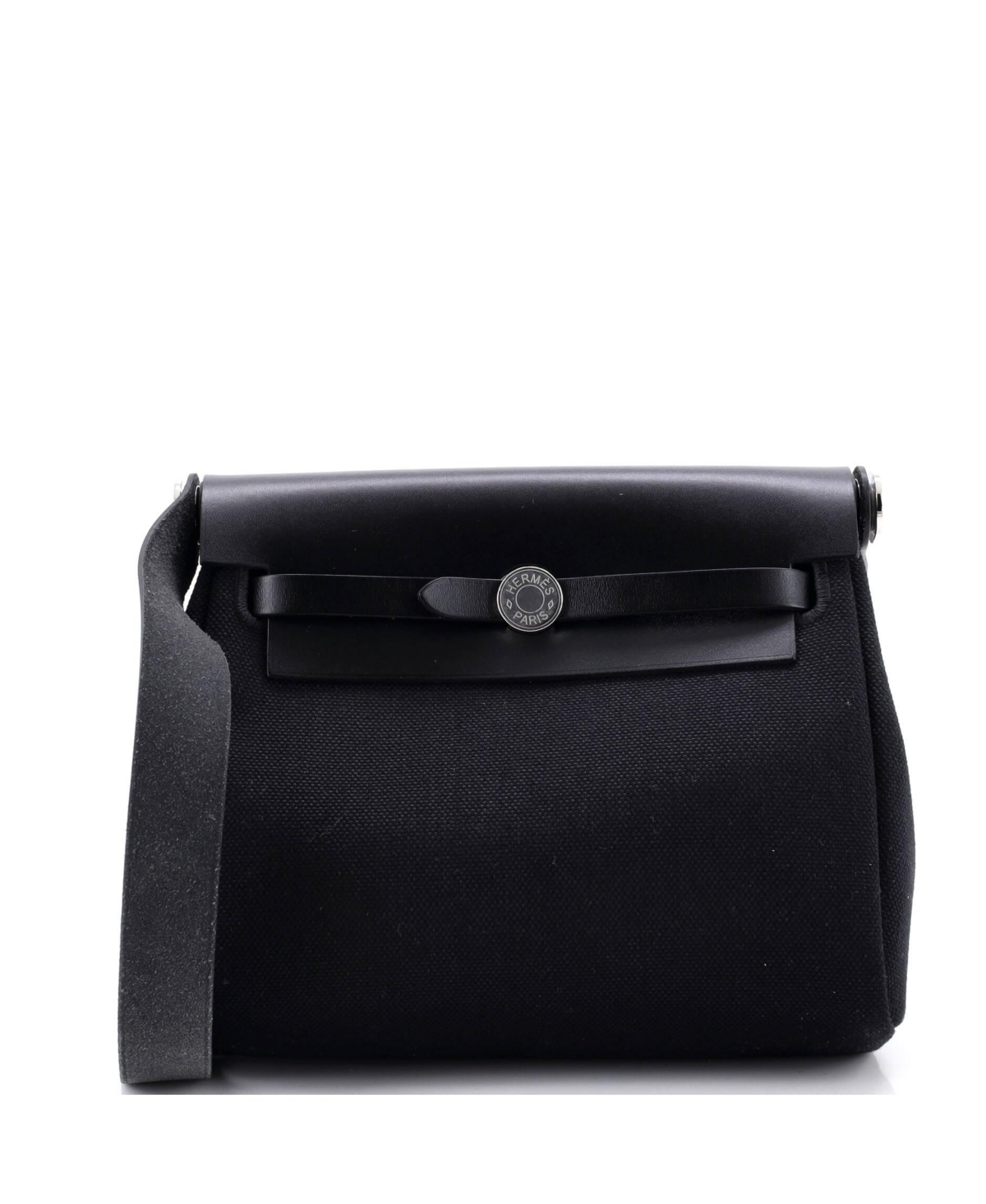 Click here for Pre-Owned HERMES 20 Herbag Zip Toile and Leather -... prices