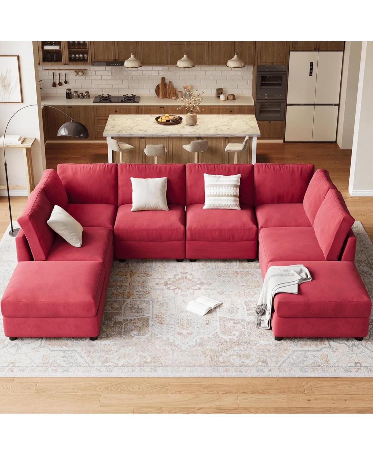 Click here for gaomon Modular Sectional Sofa- 8-Seater L-Shaped C... prices