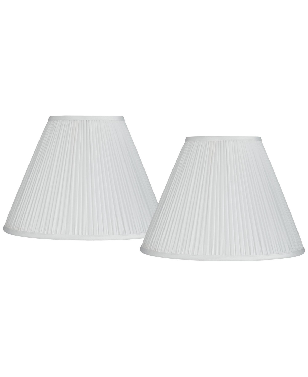 Click here for Springcrest Set of 2 Pleated Empire Lamp Shades Me... prices