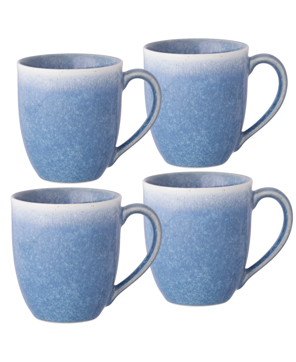 Click here for Noritake Colorwave Kiln Azure Mugs  Set of 4 - Blu... prices