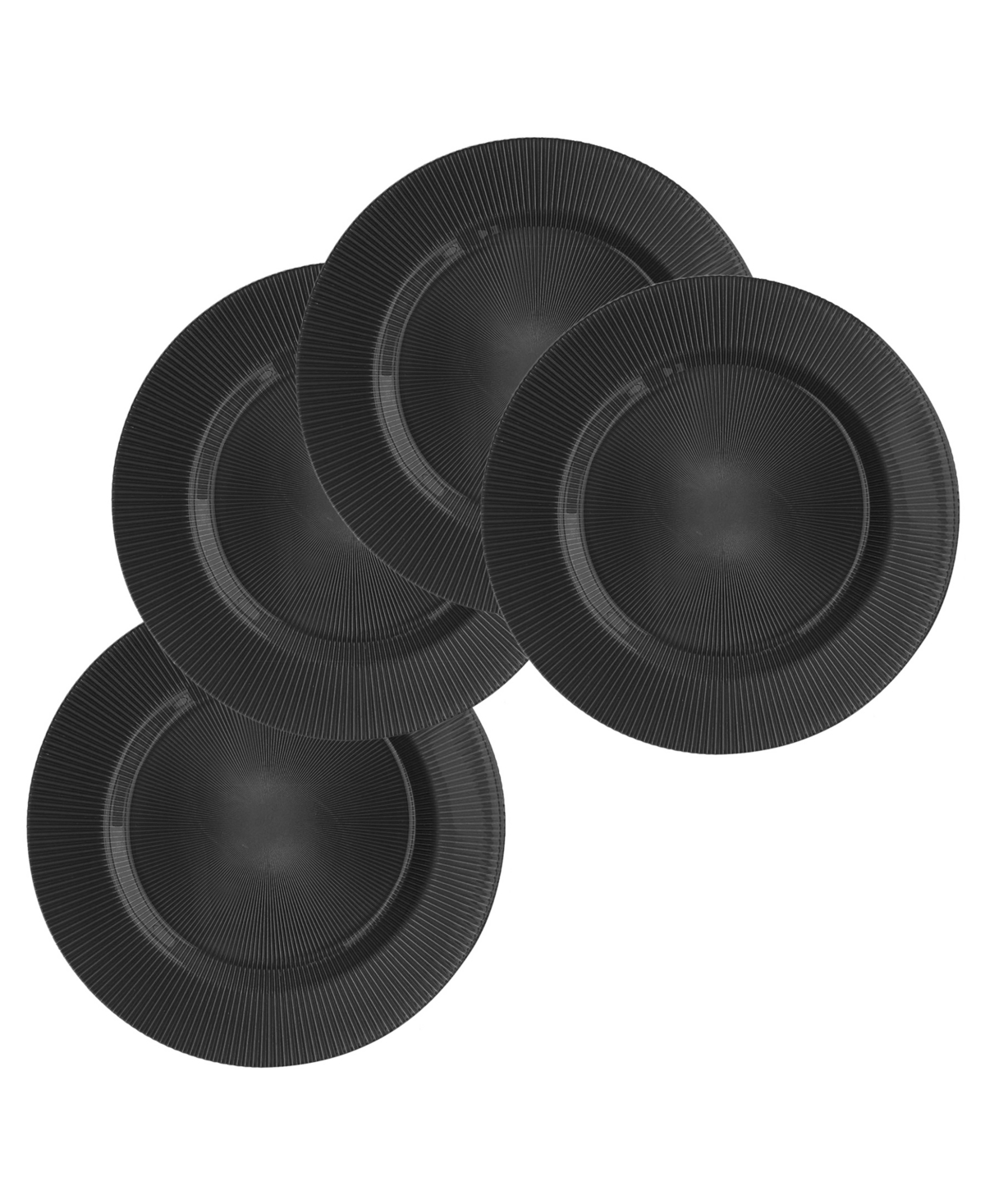Click here for American Atelier Sunray Black Glass Charger Plate... prices