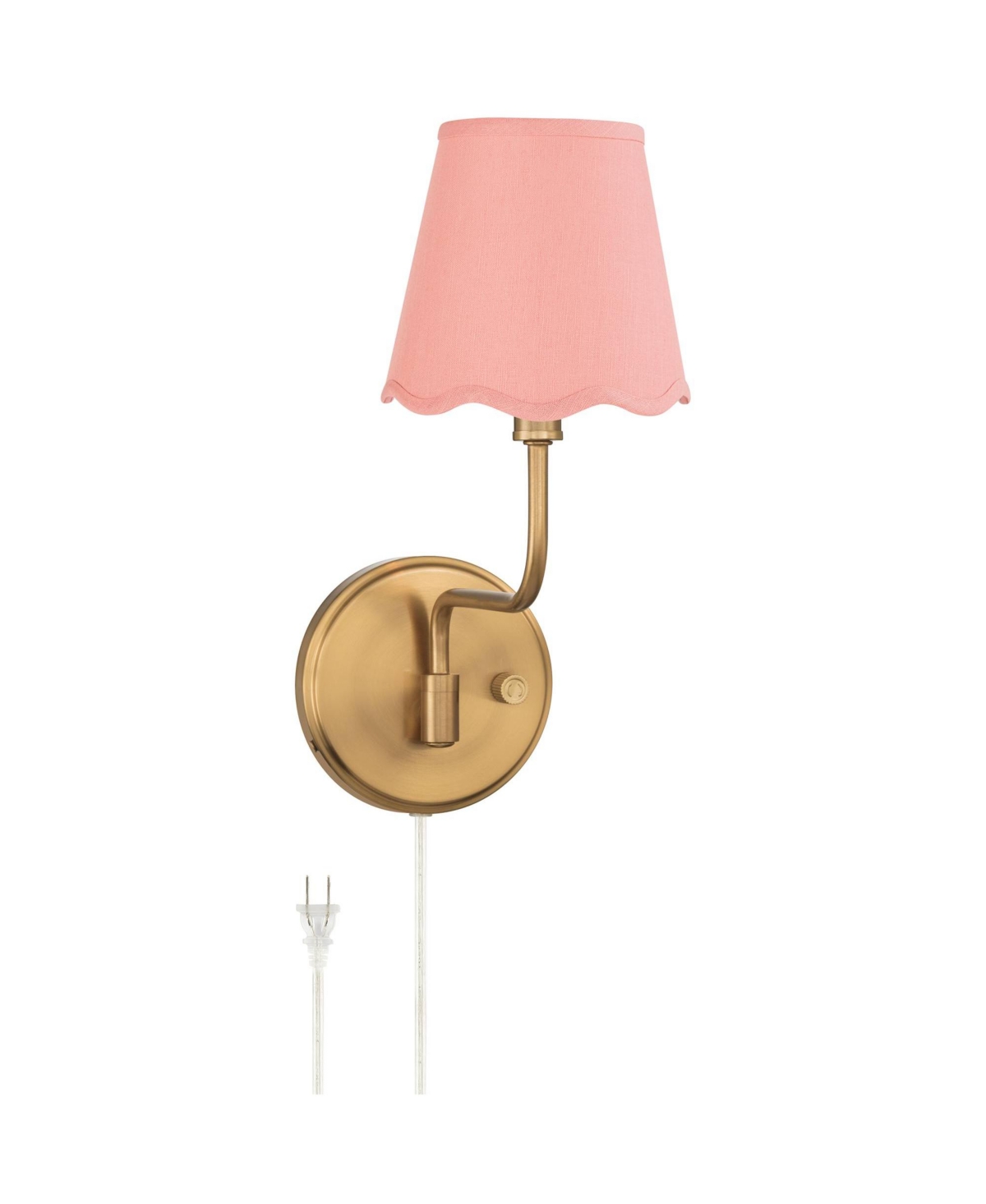 Click here for Possini Euro Design Ophelia 9 1/2H Warm Brass Plug... prices