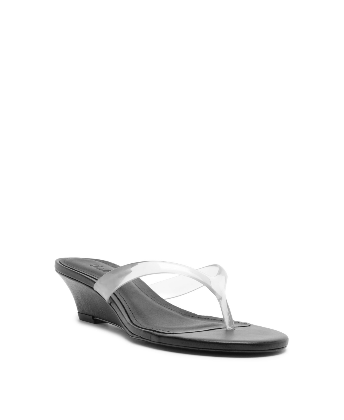 Click here for Schutz Womens Roslyn Slip-On Wedge Sandals - Black prices