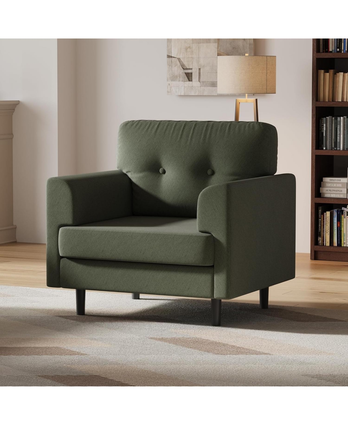 Click here for gaomon Single Sofa Armchair 38 Linen Upholstered A... prices