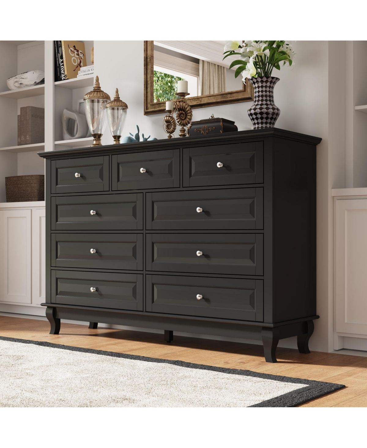 Click here for Famapy 9-Drawer Wood Dresser Storage Cabinet Moder... prices