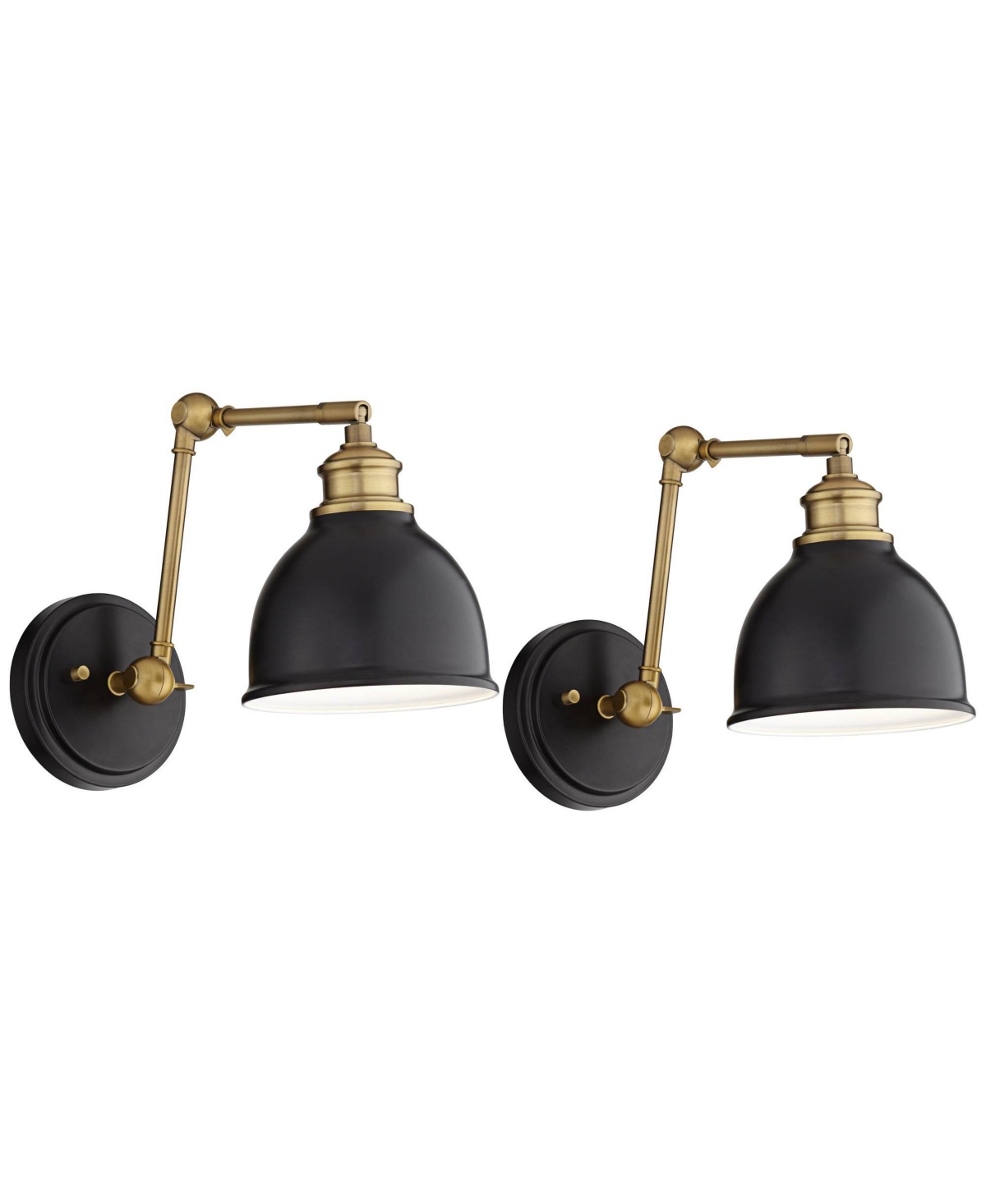 Click here for Barnes and Ivy Sania Modern Swing Arm Wall Lamps... prices