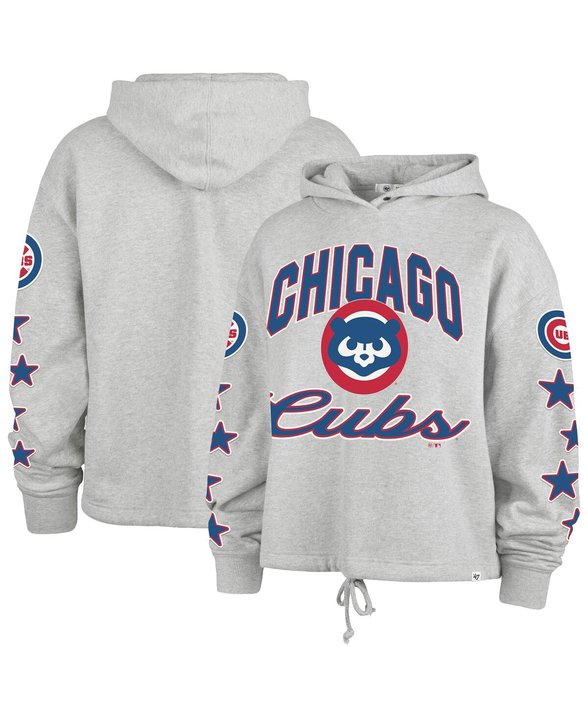 Click here for 47 Brand Womens Heather Gray Chicago Cubs Plus Siz... prices