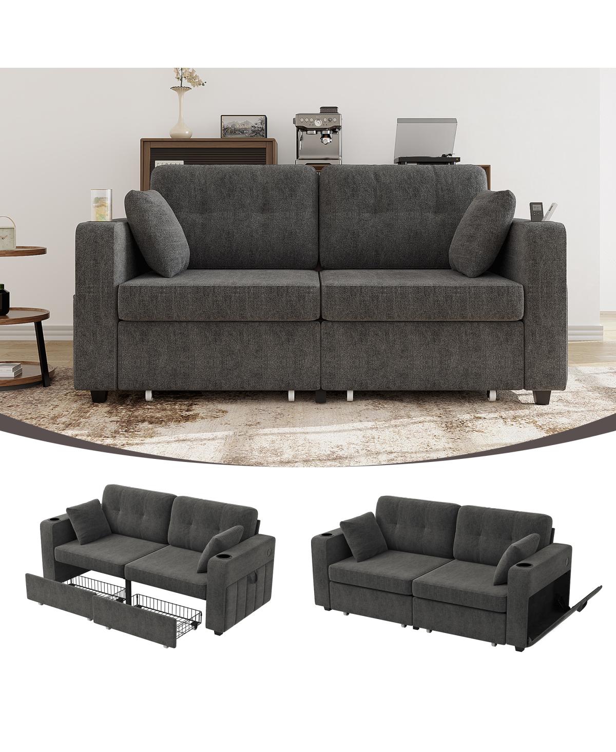 Click here for Streamdale Furniture Modern 3-Seat Chenille Sofa w... prices