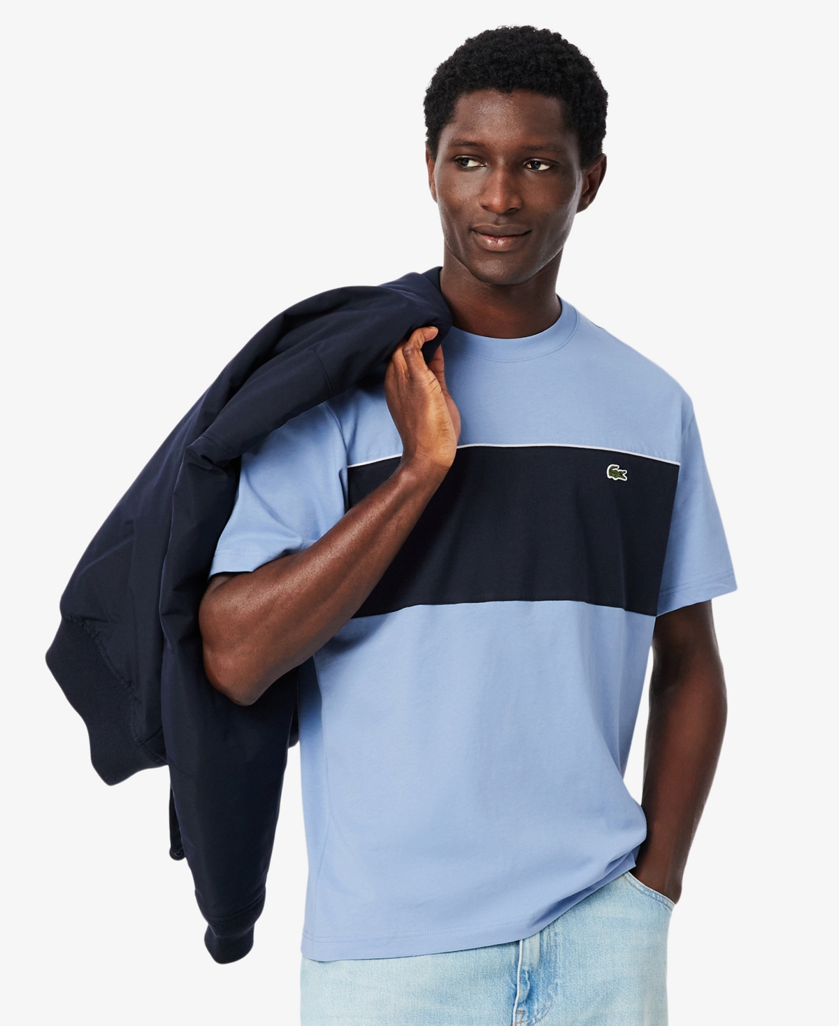 Click here for Lacoste Mens Crewneck Cotton T-Shirt - Aphyll prices