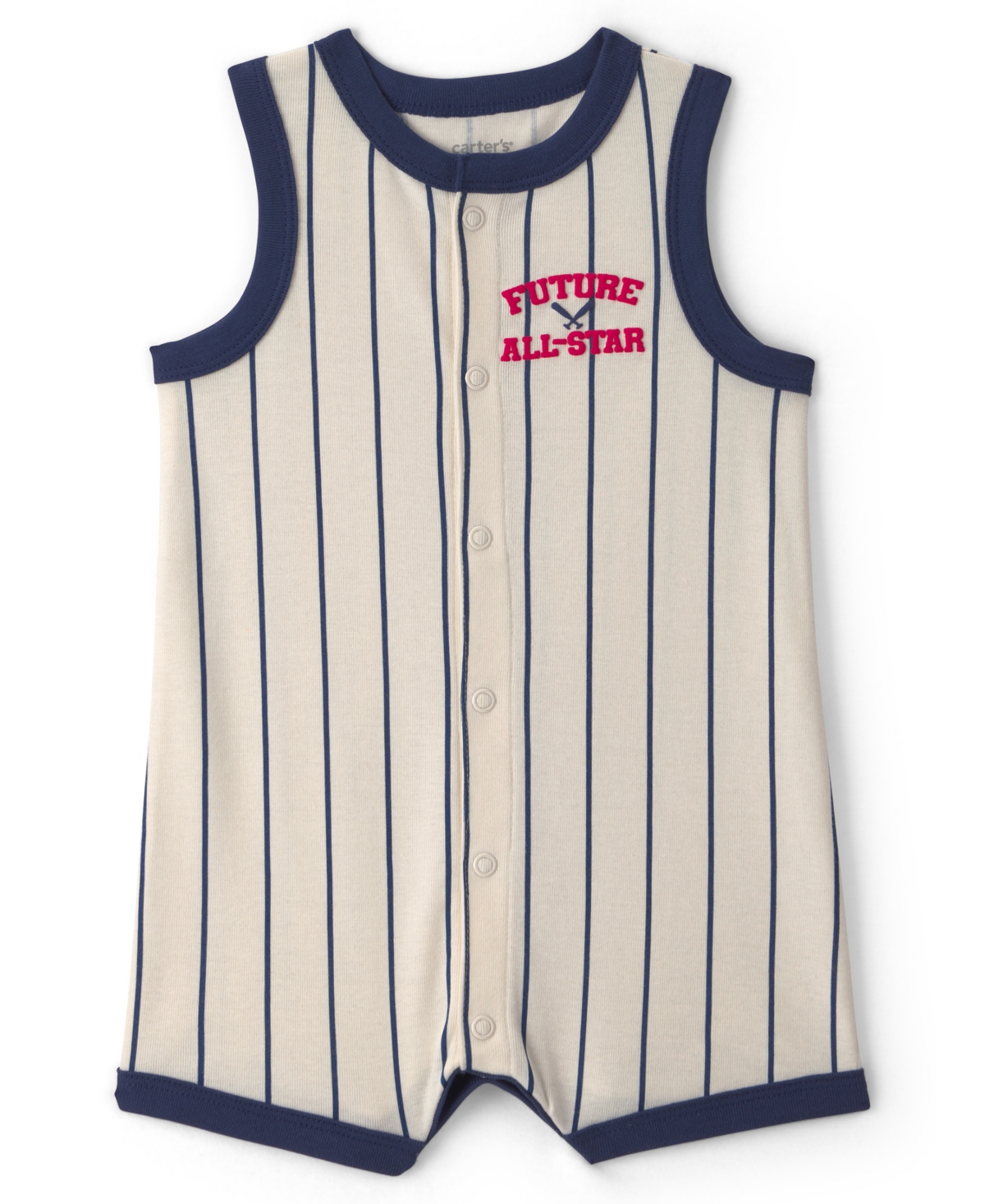 Click here for Carters Baby Boys Cotton Short-Sleeve Romper - Str... prices