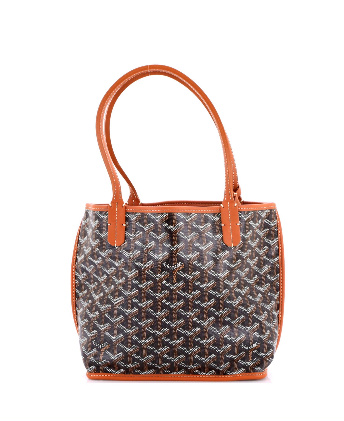 Click here for Pre-Owned Goyard Mini Anjou Reversible Tote Coated... prices