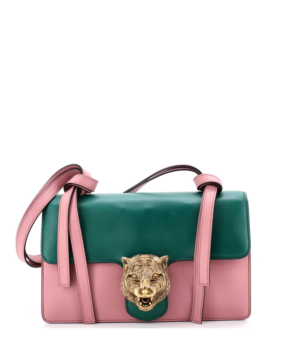 Click here for Pre-Owned Gucci Medium Animalier Flap Shoulder Bag... prices