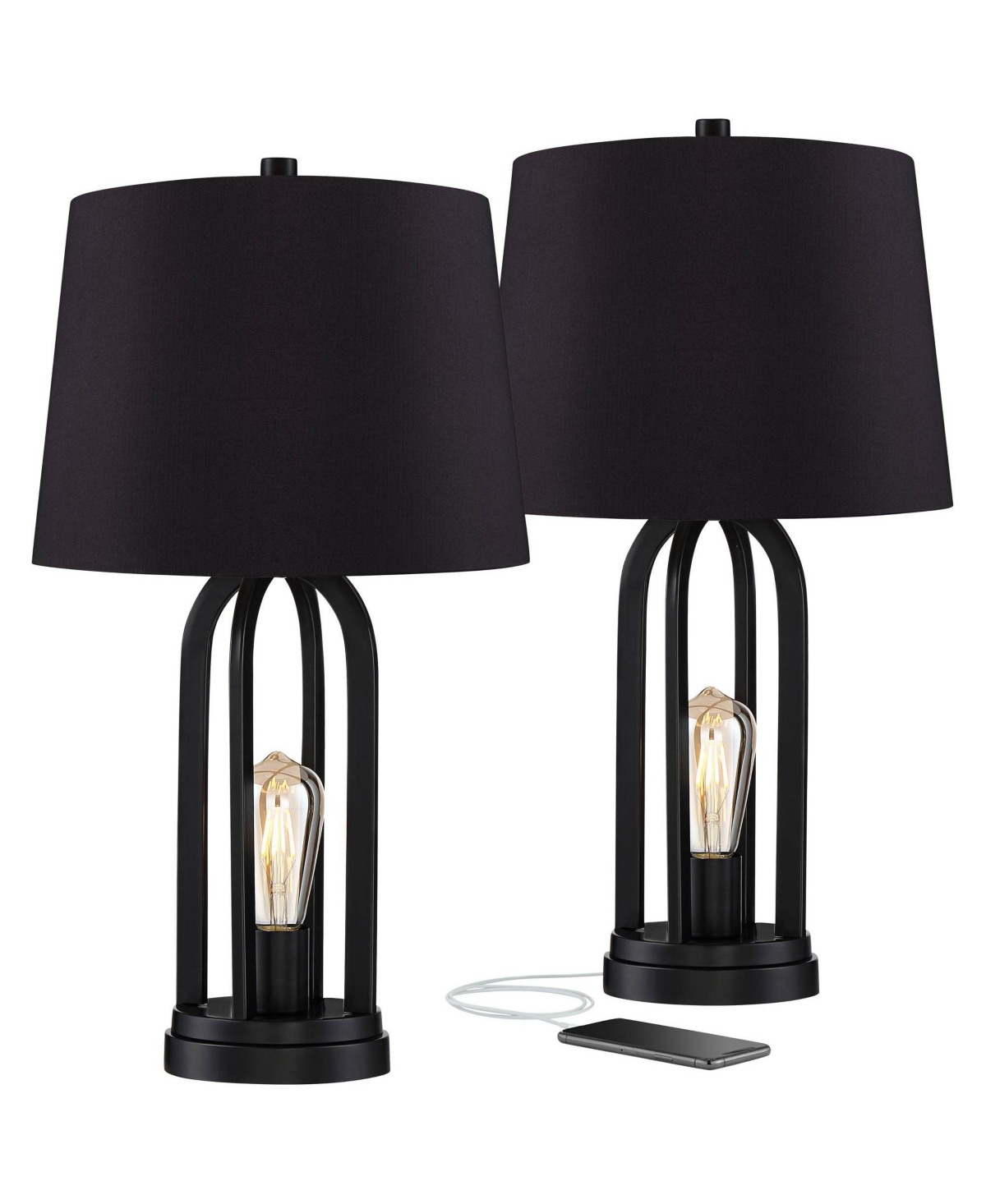 Click here for 360 Lighting Marcel Industrial Table Lamps High Se... prices