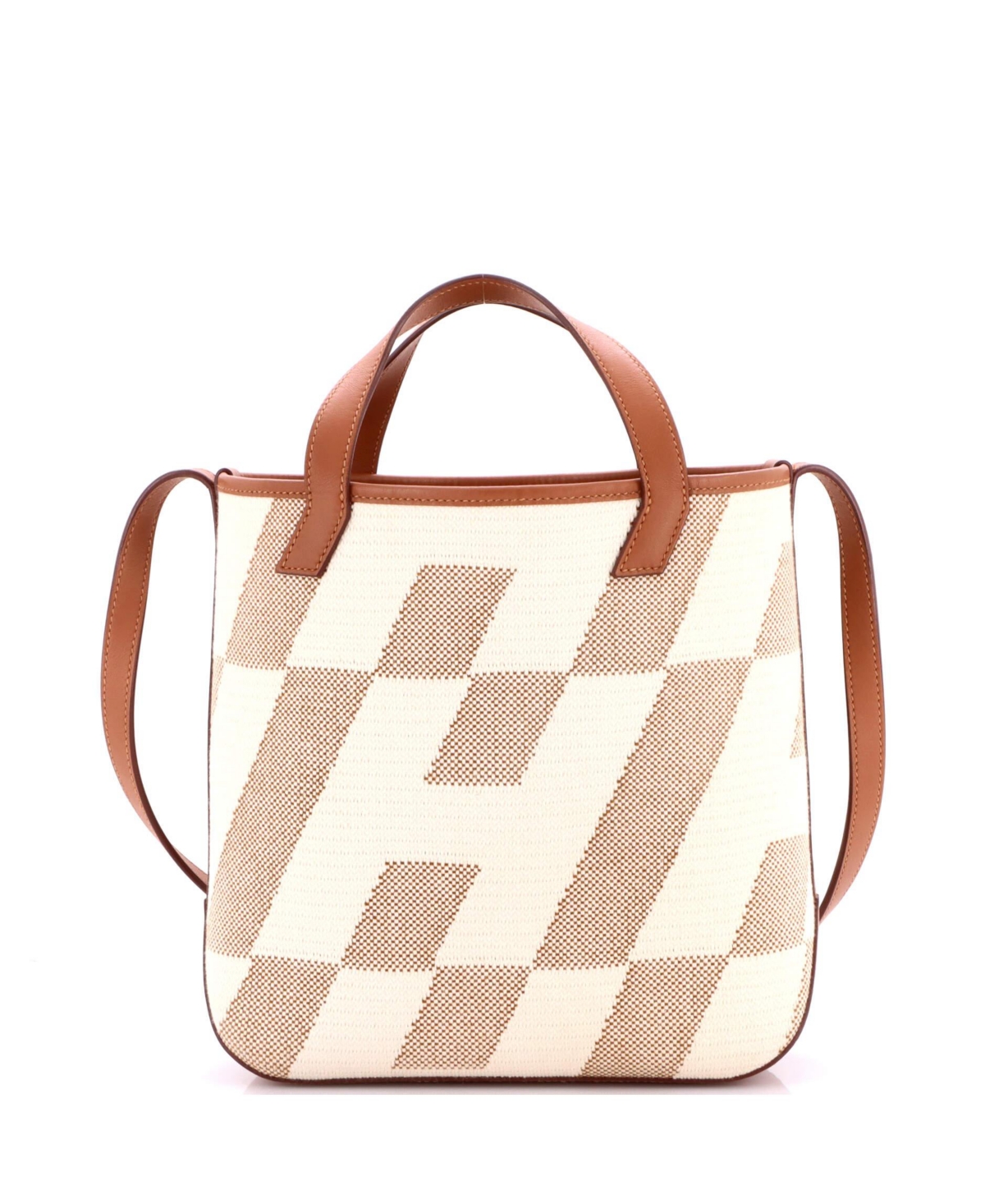 Click here for Pre-Owned HERMES 27 Cabas H en Biais Tote Canvas w... prices