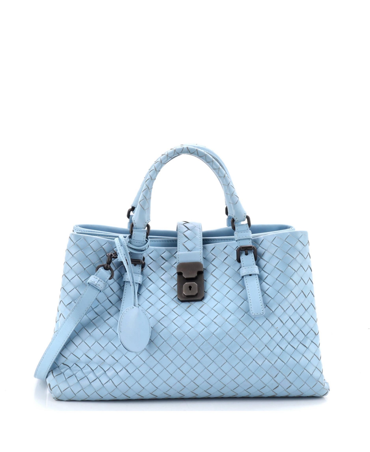 Click here for Pre-Owned Bottega Veneta Small Roma Bag Intrecciat... prices