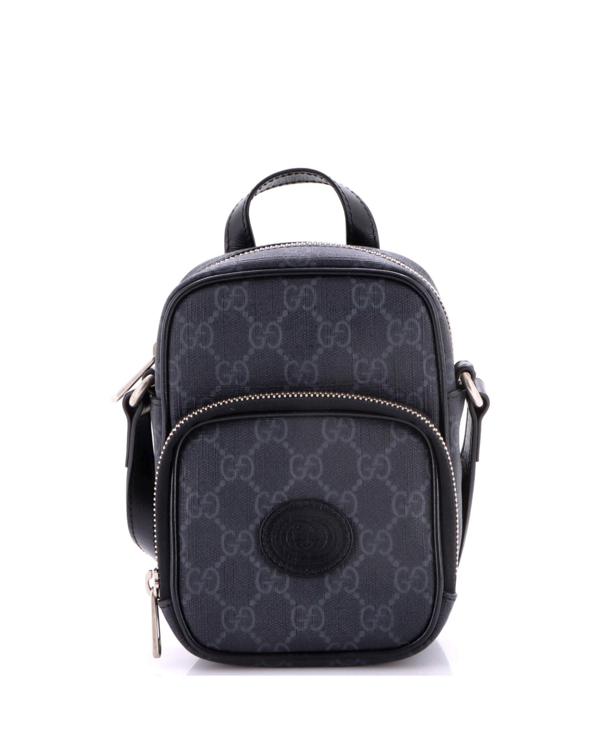 Click here for Pre-Owned Gucci Mini Interlocking G Patch Top Hand... prices