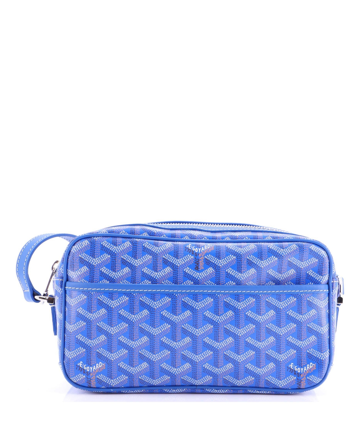 Click here for Pre-Owned Goyard Cap Vert Bag Coated Canvas - Blue prices