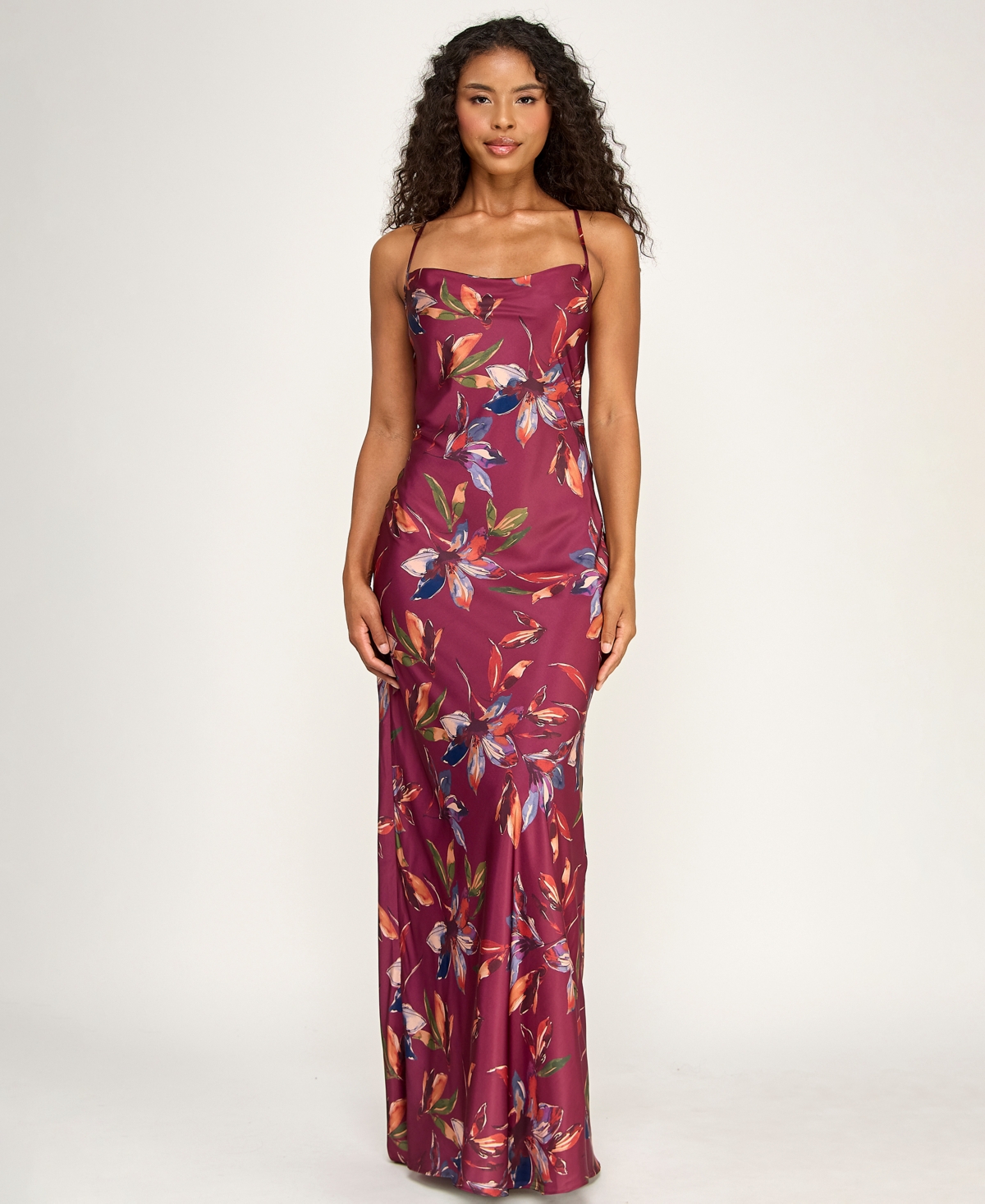 Click here for Seni & Cade Juniors Cowl Neck Pull-On Dress - PLUM... prices