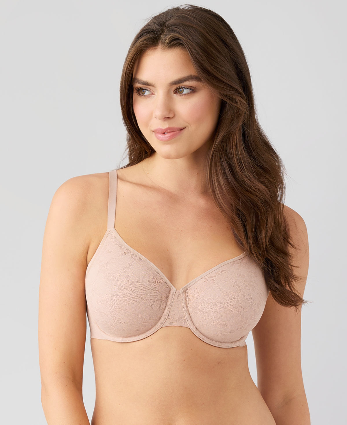 Click here for Wacoal Seamless Full-Coverage Underwire Bra  85547... prices