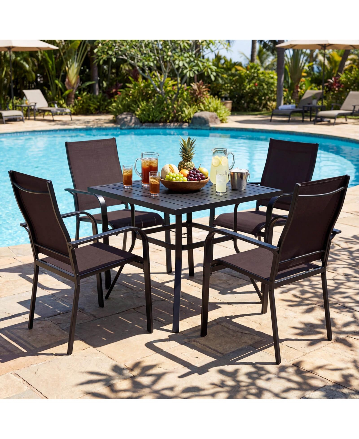 Click here for Costway 5 Pcs Patio Furniture Dining Set  Outdoor... prices