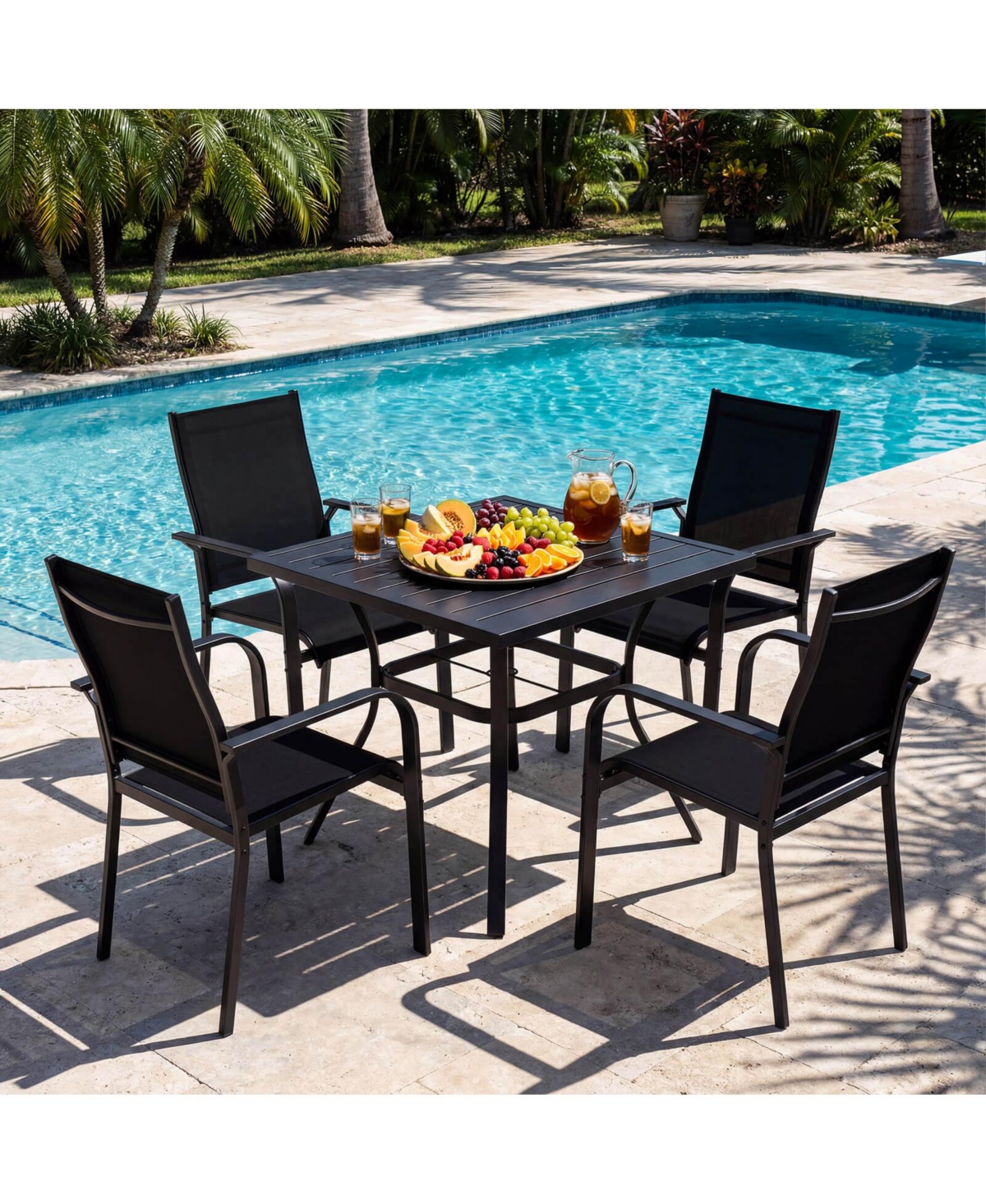 Click here for Costway 5 Pcs Patio Furniture Dining Set  Outdoor... prices