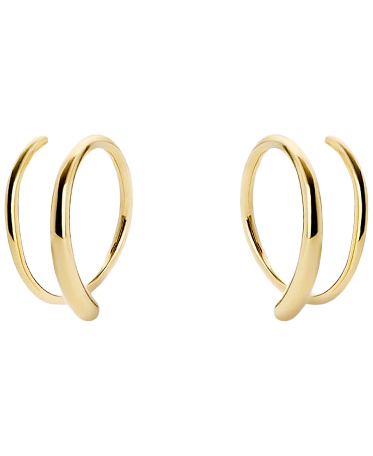 Click here for Ana Luisa Harley Gold-Plated Double Hoop Earrings... prices