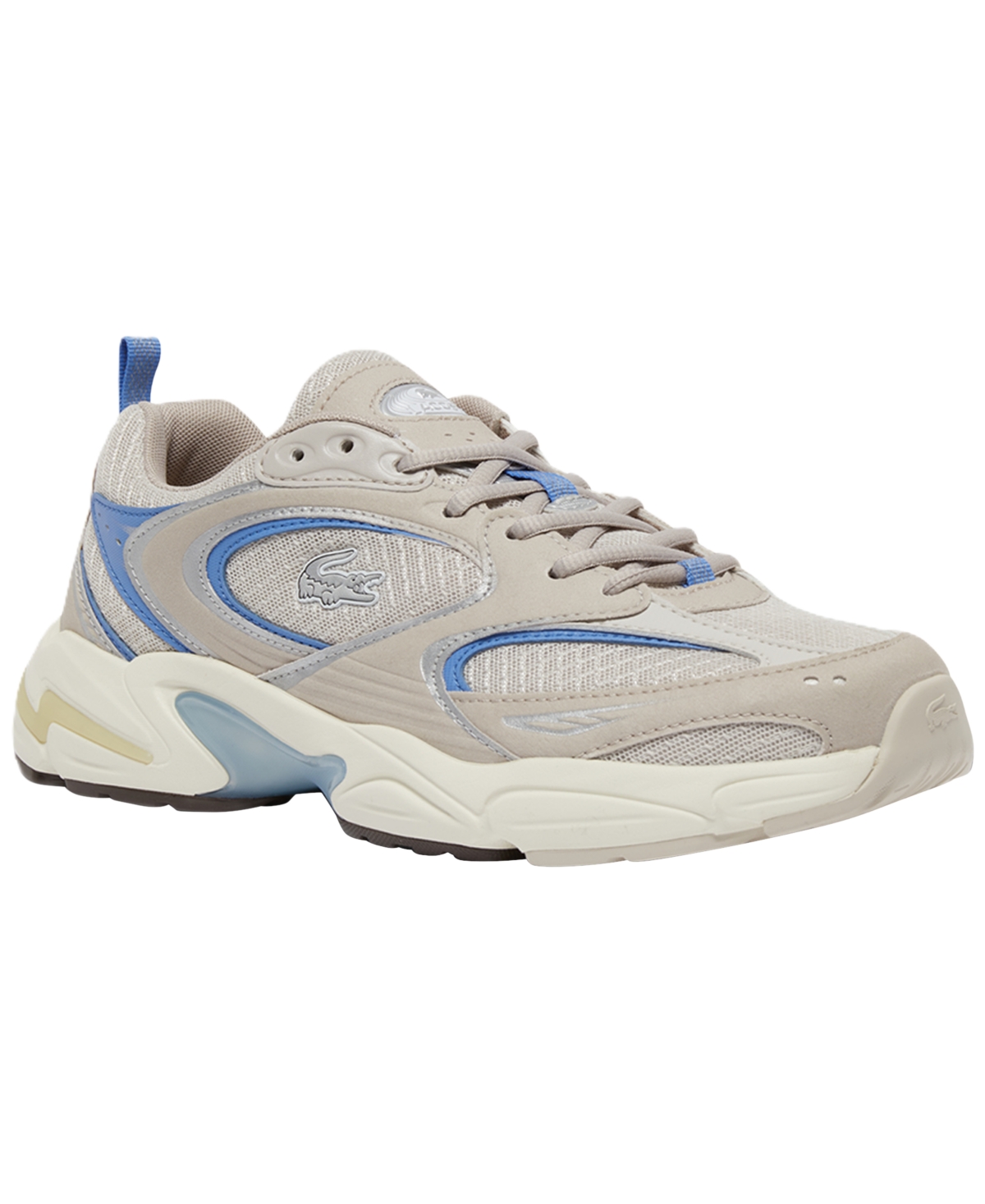 Click here for Lacoste Mens Round Toe Sneakers - Off white prices