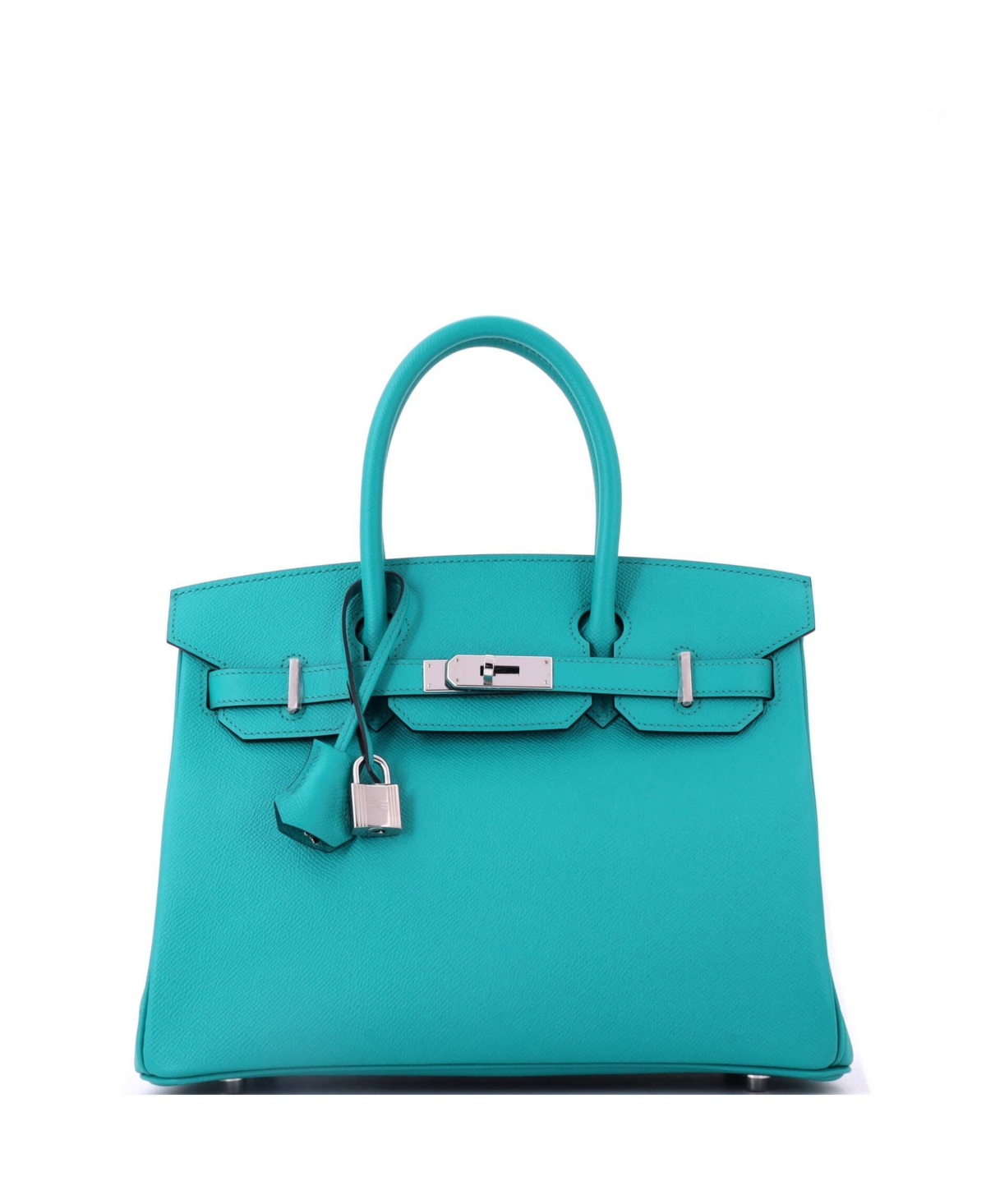 Click here for Pre-Owned HERMES Birkin 30 Handbag Blue Epsom with... prices