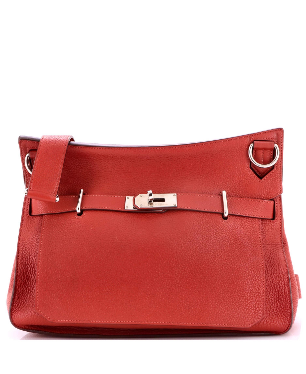 Click here for Pre-Owned HERMES 34 Jypsiere Bag Clemence - Red prices