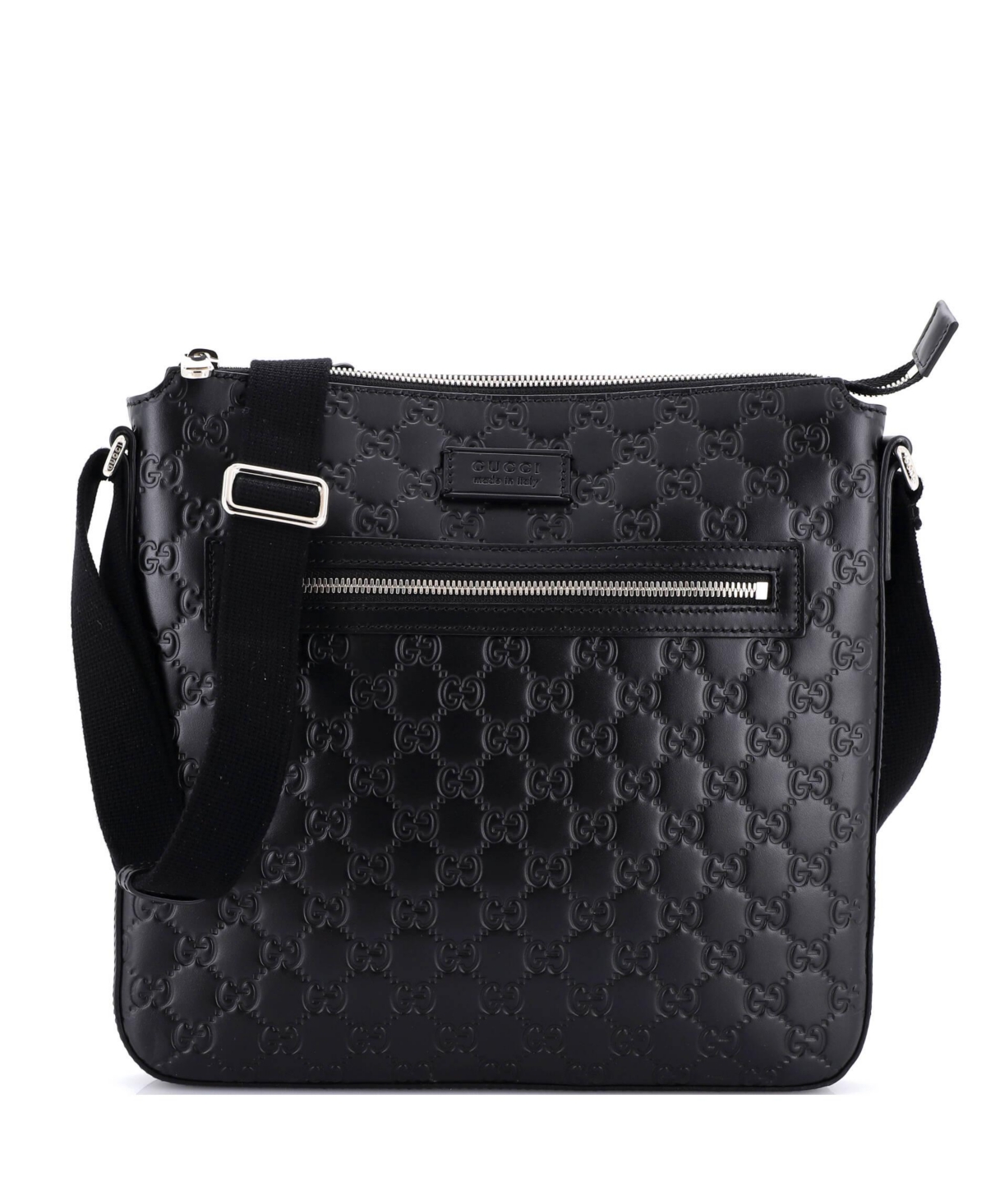 Click here for Pre-Owned Gucci Medium Signature Zip Messenger Bag... prices