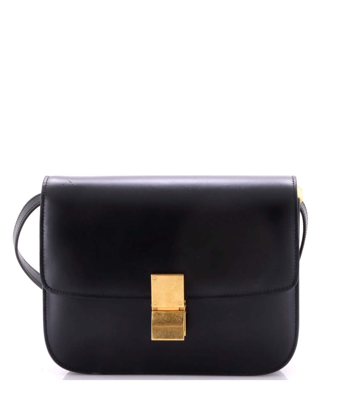 Click here for Pre-Owned Celine Medium Classic Box Bag Smooth Lea... prices