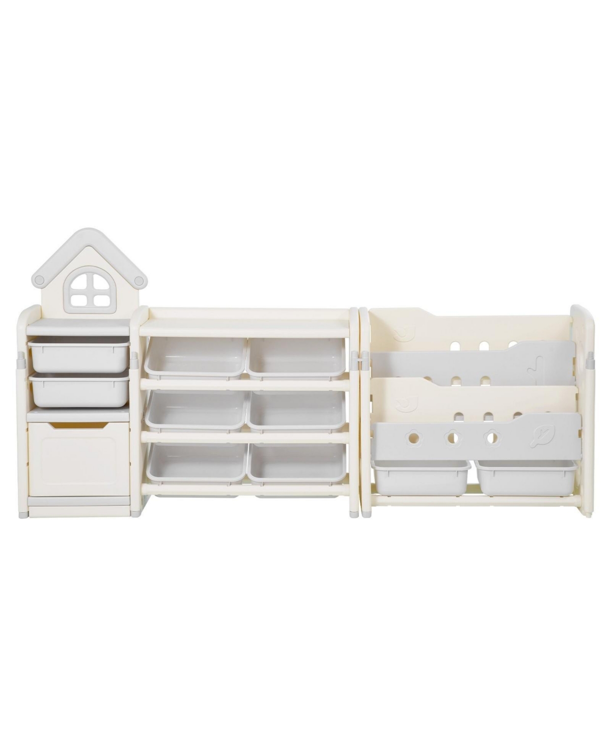 Click here for Gouun Kids Toy Storage Organizer with Bookshelf an... prices