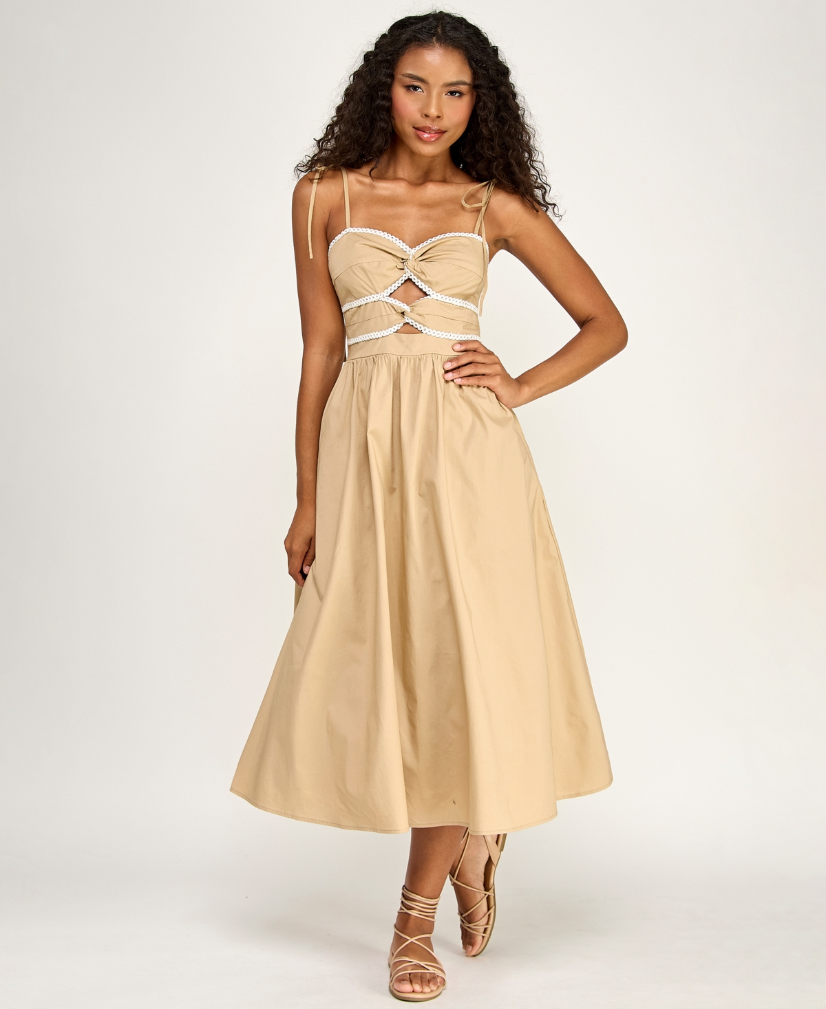 Click here for Seni & Cade Juniors Tie Shoulder Twisted Front Mid... prices